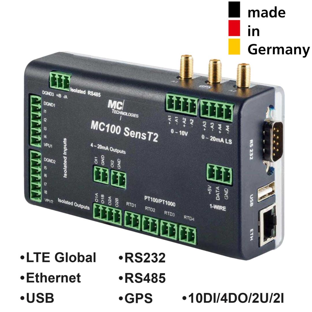 MC100 Gateway SensT2 Global - MC Technologies